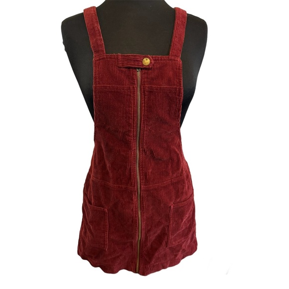 Forever 21 | Dresses | Forever 2 Size Small Corduroy Bib Overall Dress ...